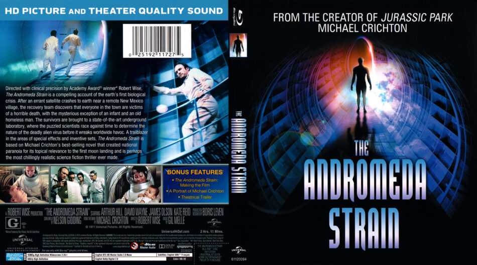 The Andromeda Strain (1971) Blu-Ray & DVD Cover - DVDcover.Com