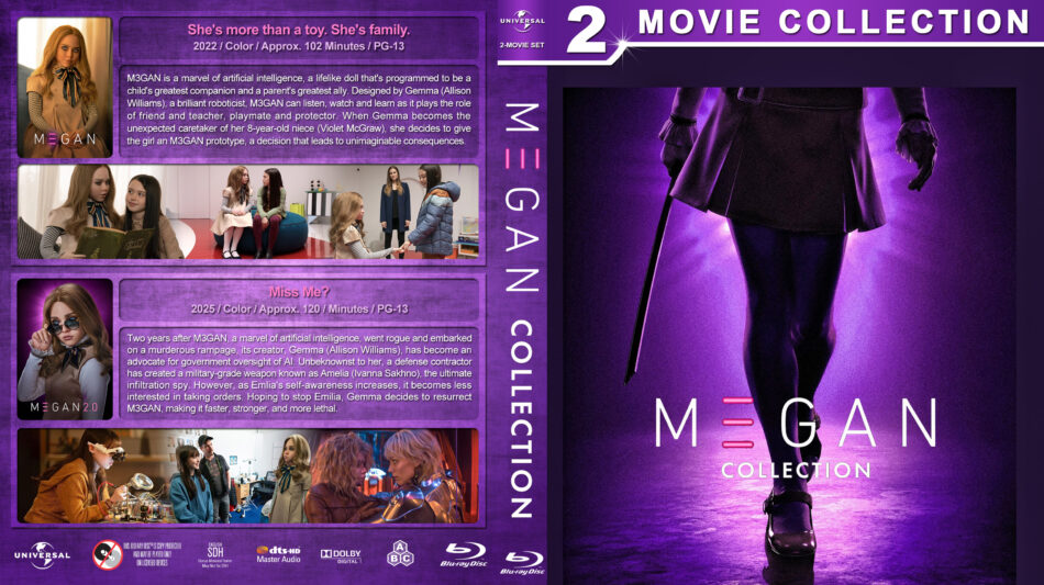 M3gan Collection Custom Blu-Ray Cover - DVDcover.Com