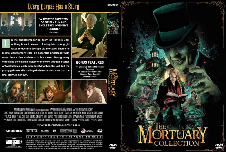 The Mortuary Collection (2019) R1 Custom DVD Cover - DVDcover.Com
