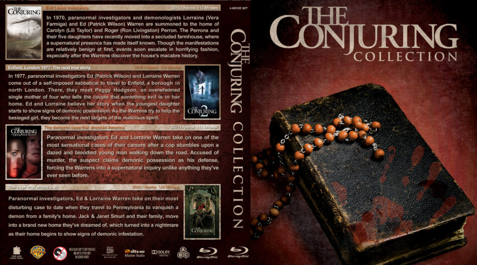 The Conjuring Collection Custom Blu-Ray Cover - DVDcover.Com
