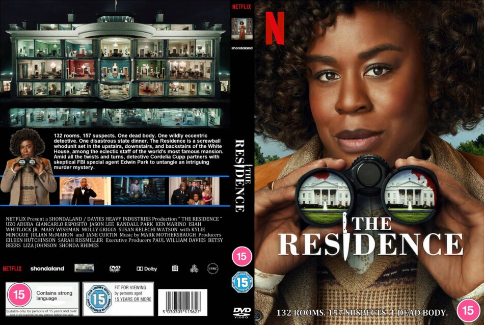 The Residence (2025) Custom R2 UK DVD Cover and Labels - DVDcover.Com
