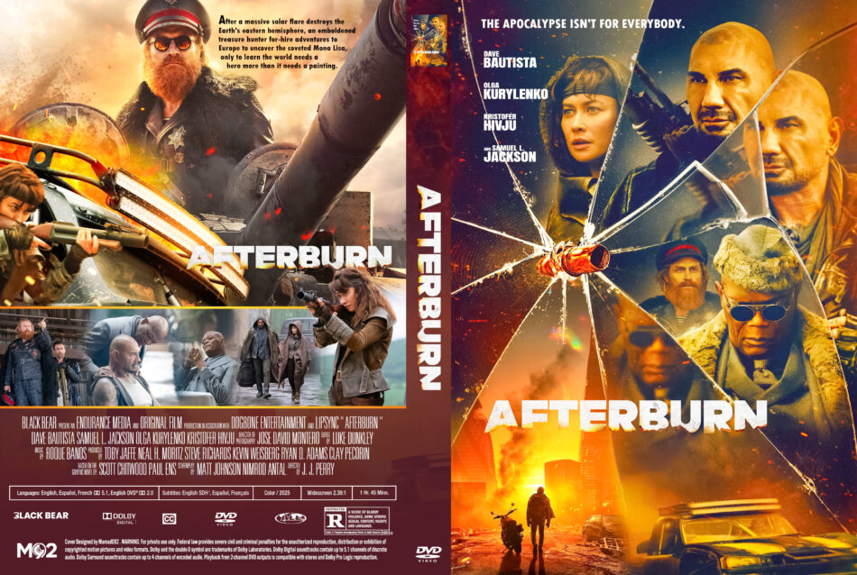 Afterburn (2025) R0 Custom DVD Cover - DVDcover.Com