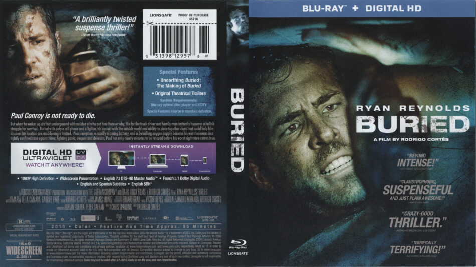 Buried Blu-Ray Cover & Label - DVDcover.Com