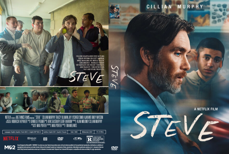 Steve (2025) R0 Custom DVD Cover - DVDcover.Com
