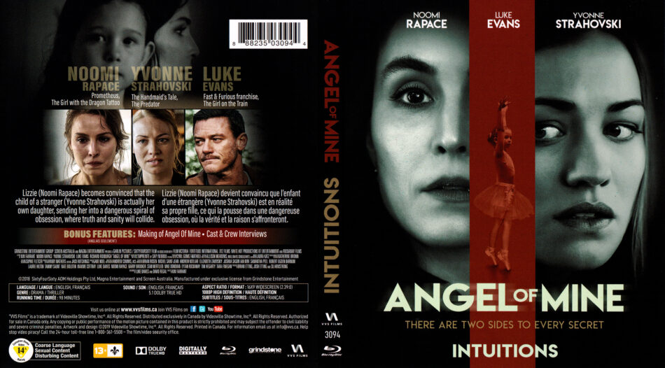 Angel of Mine (2018) Blu-Ray Cover - DVDcover.Com