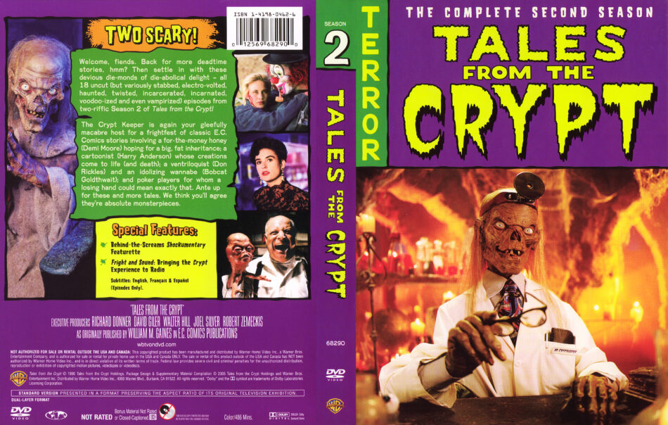 Tales from the Crypt (Season 2) R1 DVD Cover - DVDcover.Com