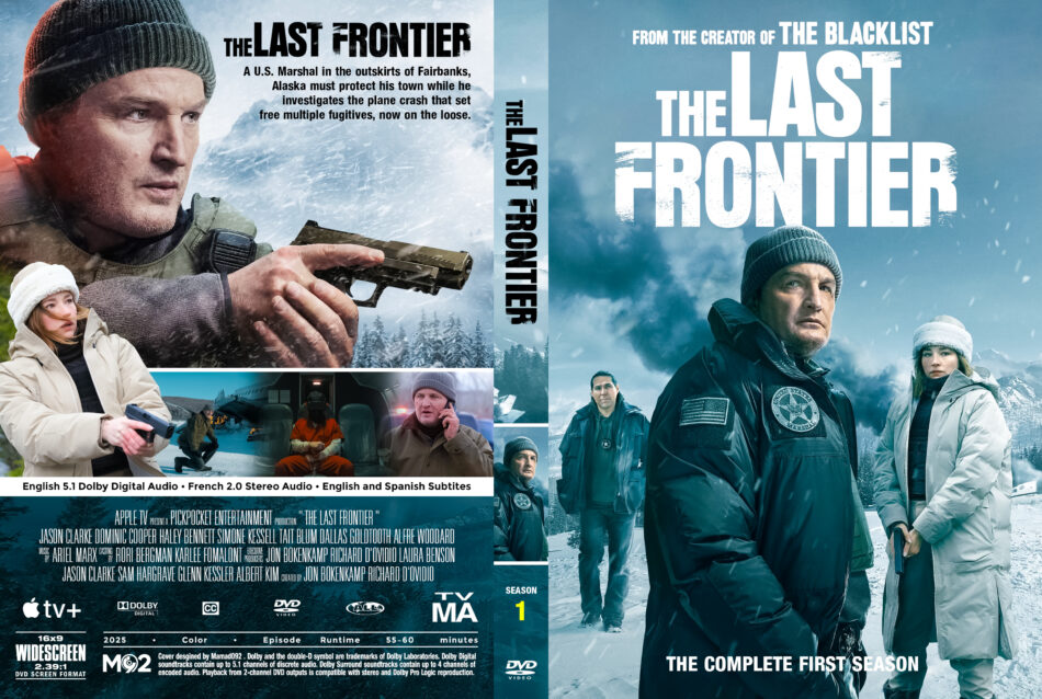 The Last Frontier - Season 1 R0 Custom DVD Cover & Labels - DVDcover.Com
