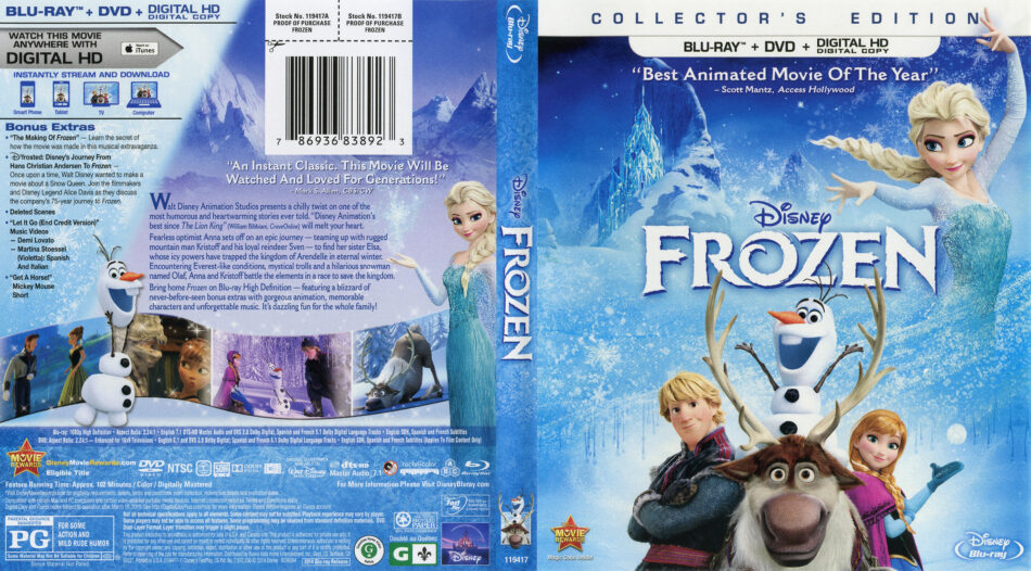 Frozen Blu-Ray Cover - DVDcover.Com