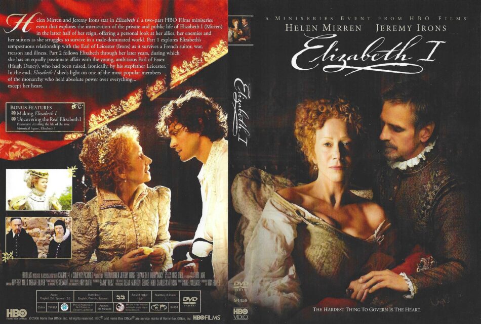 Elizabeth 1 (2006) R1 DVD Cover - DVDcover.Com