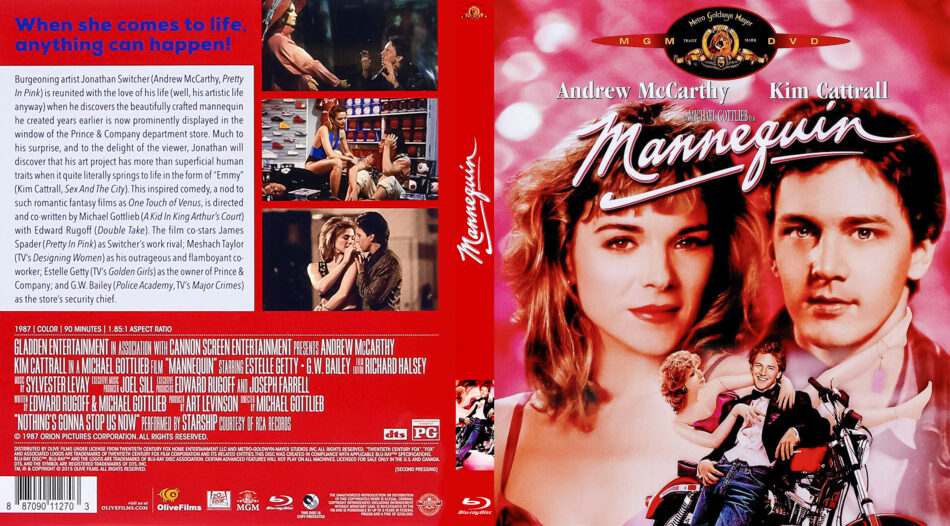 Mannequin (1987) Blu-Ray Cover - DVDcover.Com
