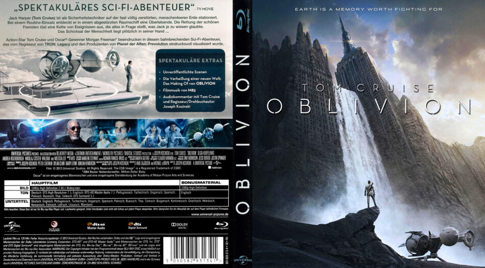 Oblivion (2013) DE Blu-Ray Cover - DVDcover.Com