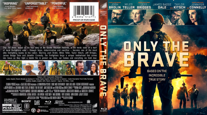 Only the Brave (2017) Blu-Ray Cover - DVDcover.Com