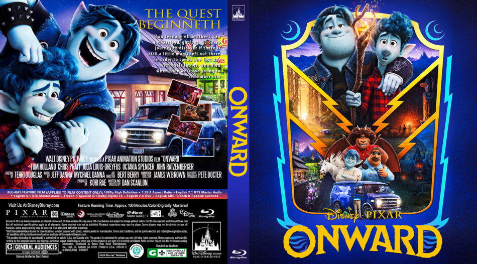 Onward Blu-Ray Cover - DVDcover.Com