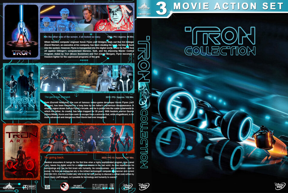 Tron Collection R1 Custom DVD Cover - DVDcover.Com