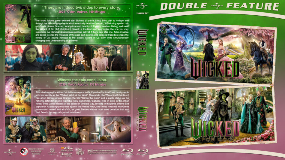 Wicked Double Feature Custom Blu-Ray Cover - DVDcover.Com