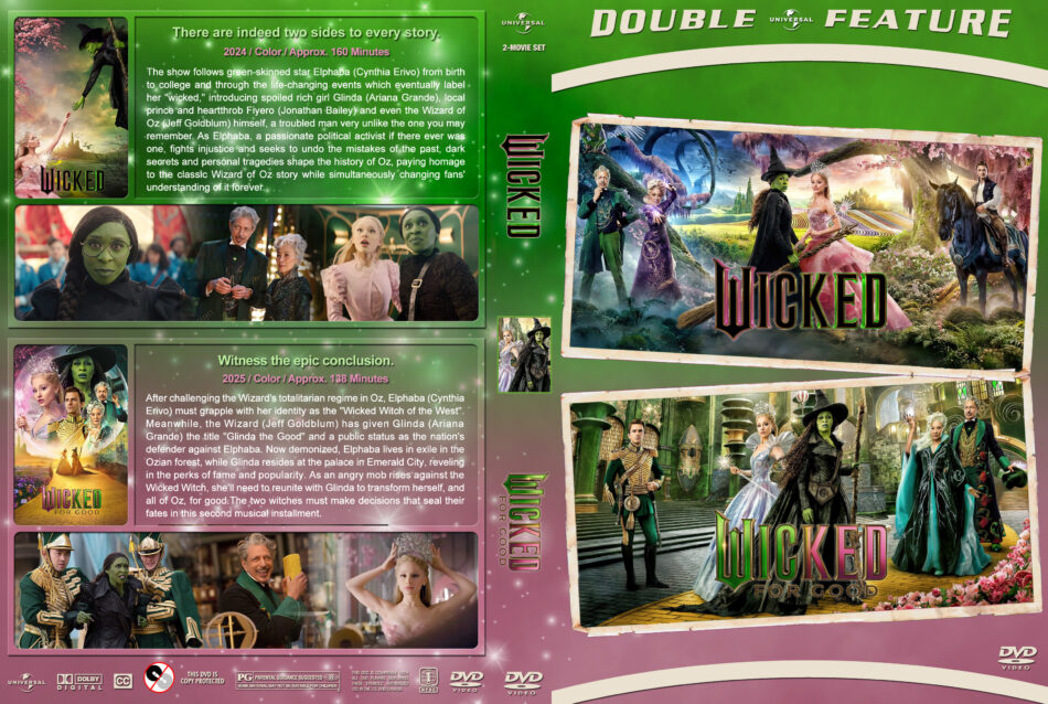 Wicked Double Feature R1 Custom DVD Cover - DVDcover.Com
