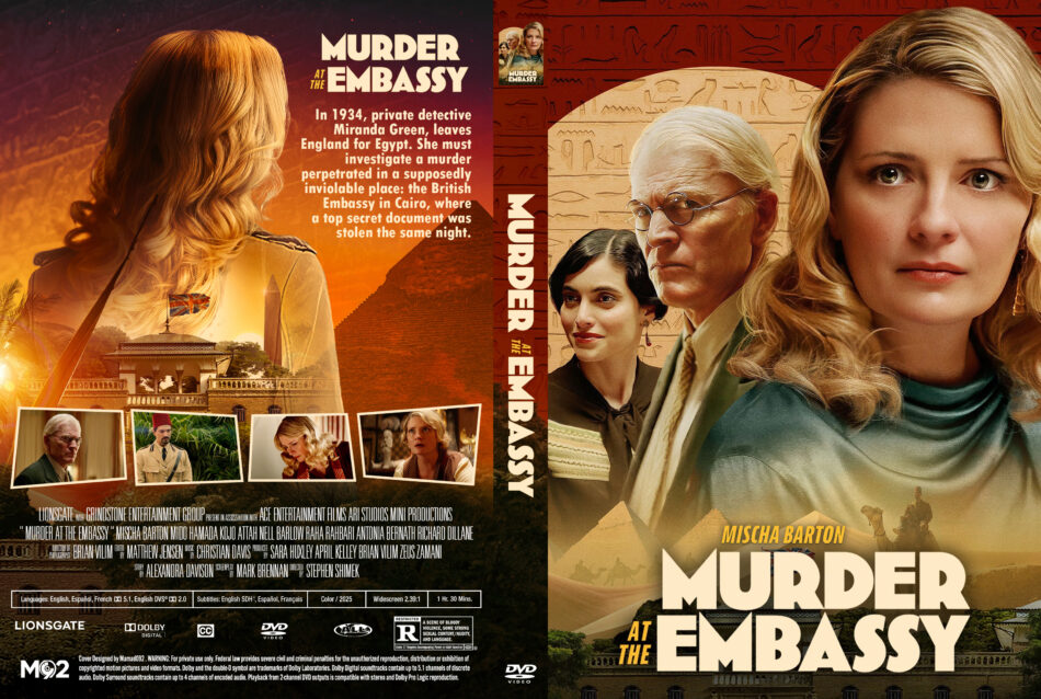 Murder at the Embassy R0 Custom DVD Cover - DVDcover.Com