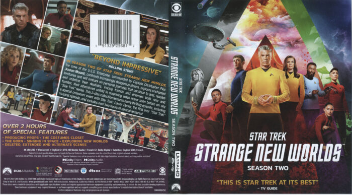 Star Trek-Strange New Worlds: Season Two 4K UHD Cover & Labels ...