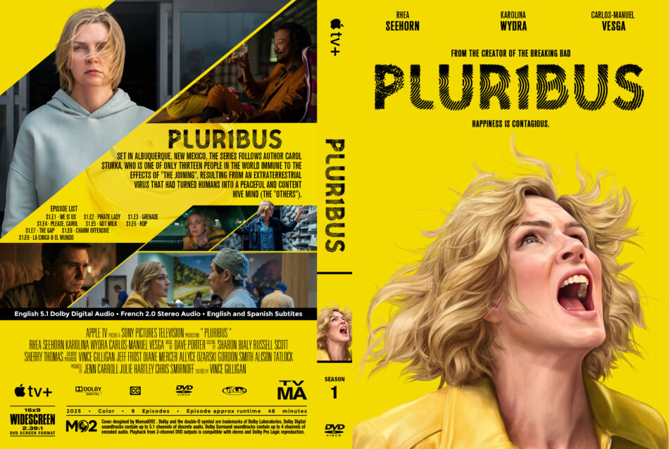 Pluribus - Season 1 R0 Custom DVD Cover & Labels - DVDcover.Com