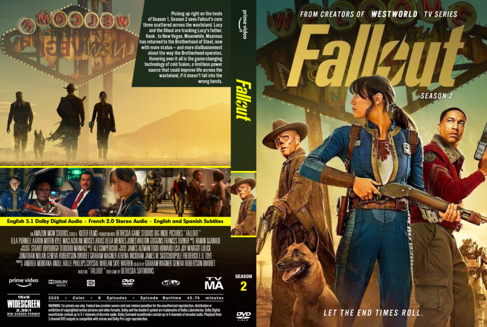Fallout - Season 2 R0 Custom DVD Cover & Labels - DVDcover.Com