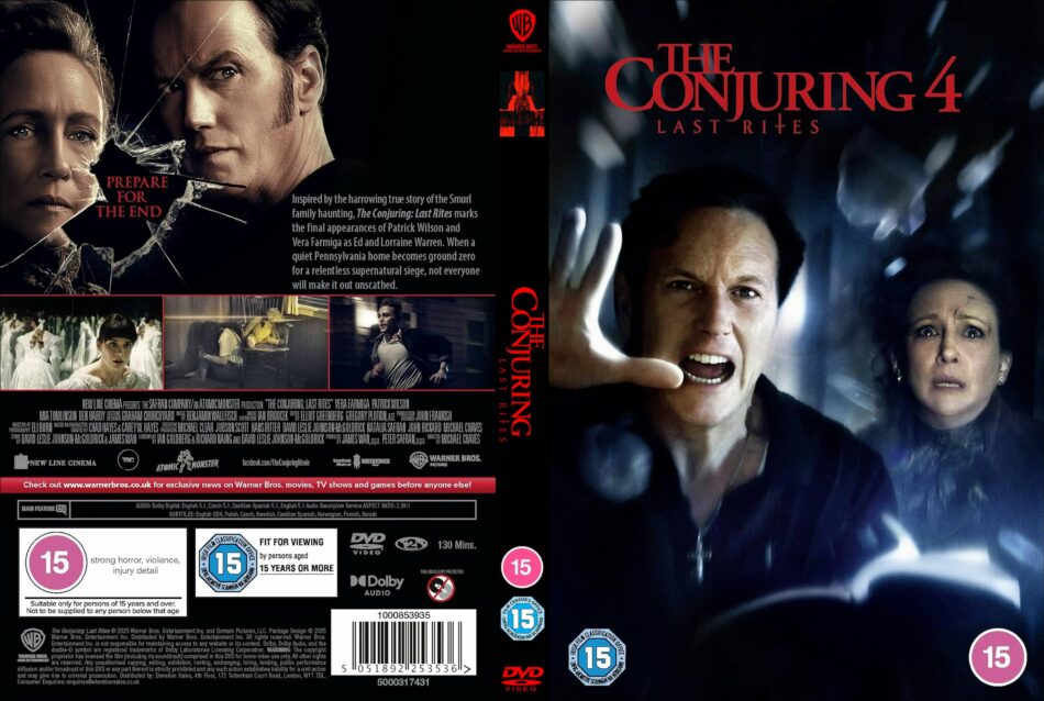 The Conjuring Last Rites (2025) R2 UK DVD Cover and Labels - DVDcover.Com