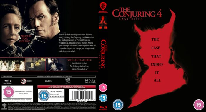The Conjuring Last Rites (2025) R2 UK Blu Ray Cover and Labels ...
