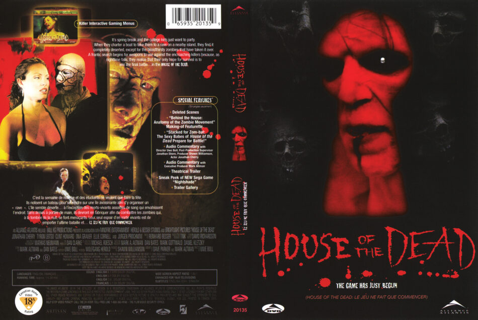 House of the Dead (2003) R1 DVD Cover - DVDcover.Com
