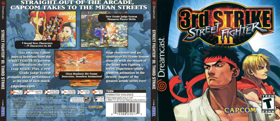 Street Fighter 3 - 3rd Strike (Dreamcast) Cover - DVDcover.Com