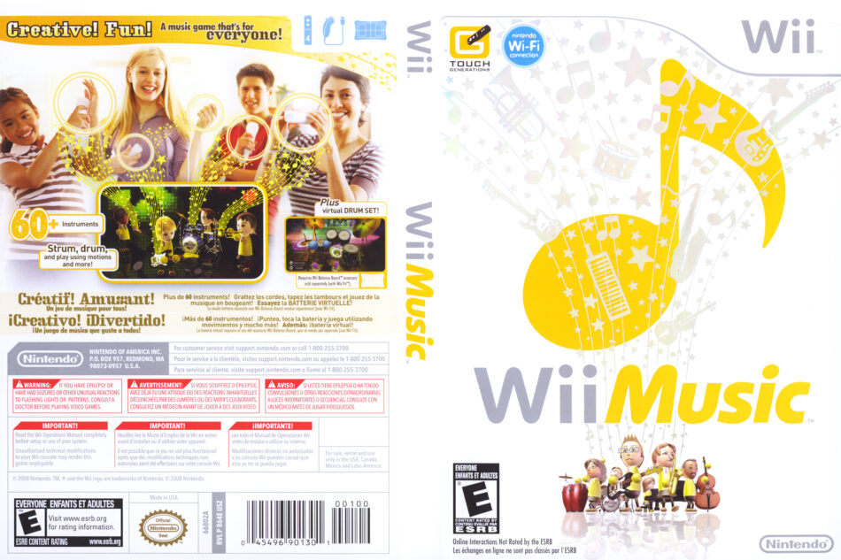 Wii Music Cover - DVDcover.Com