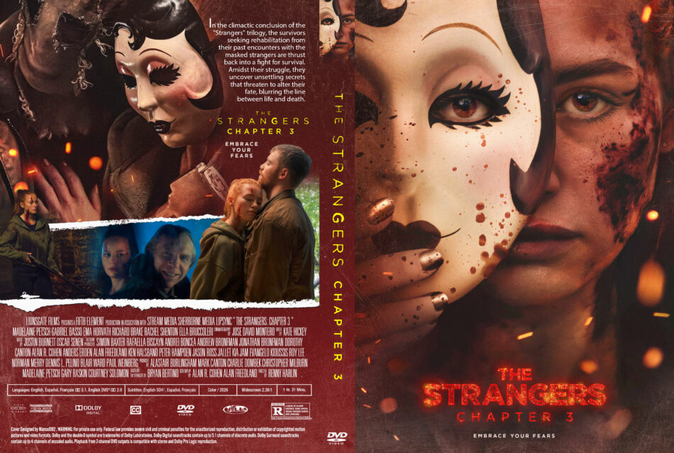 The Strangers: Chapter 3 R0 Custom DVD Cover - DVDcover.Com