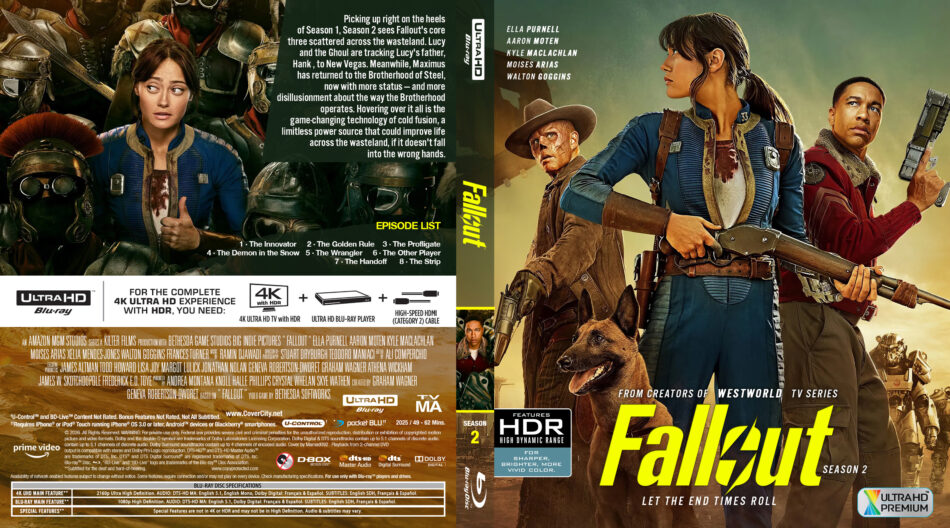 Fallout - Season 2 Custom 4K UHD Cover - DVDcover.Com