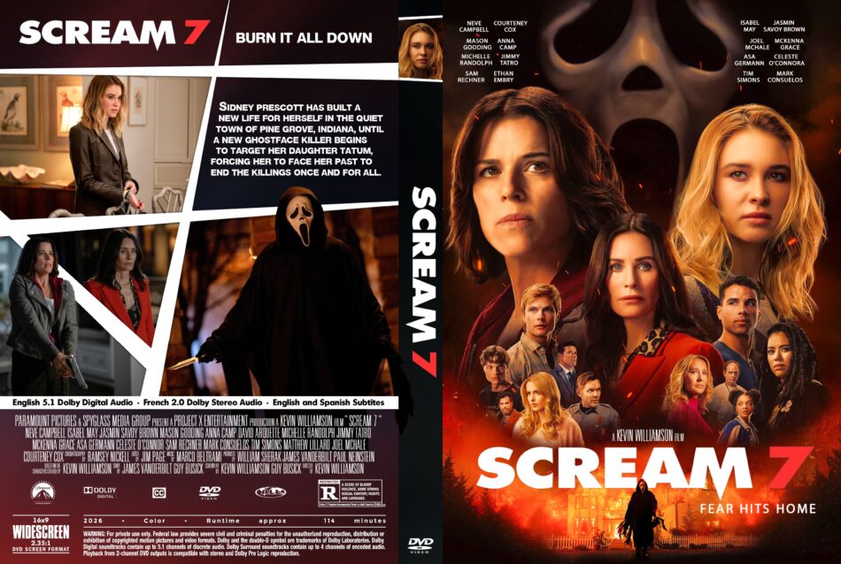 Scream 7 R0 Custom DVD Cover - DVDcover.Com