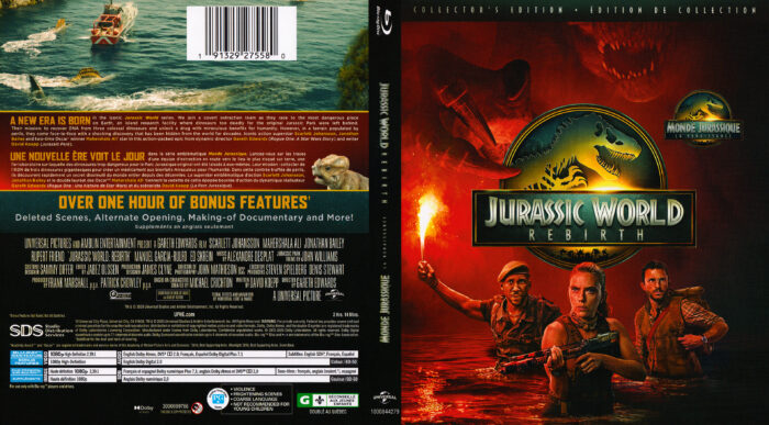Jurassic World - Rebirth (2025) Blu-Ray Cover - DVDcover.Com