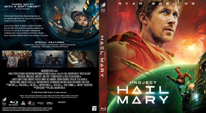 Project Hail Mary (2026) Custom Blu-Ray Cover - DVDcover.Com