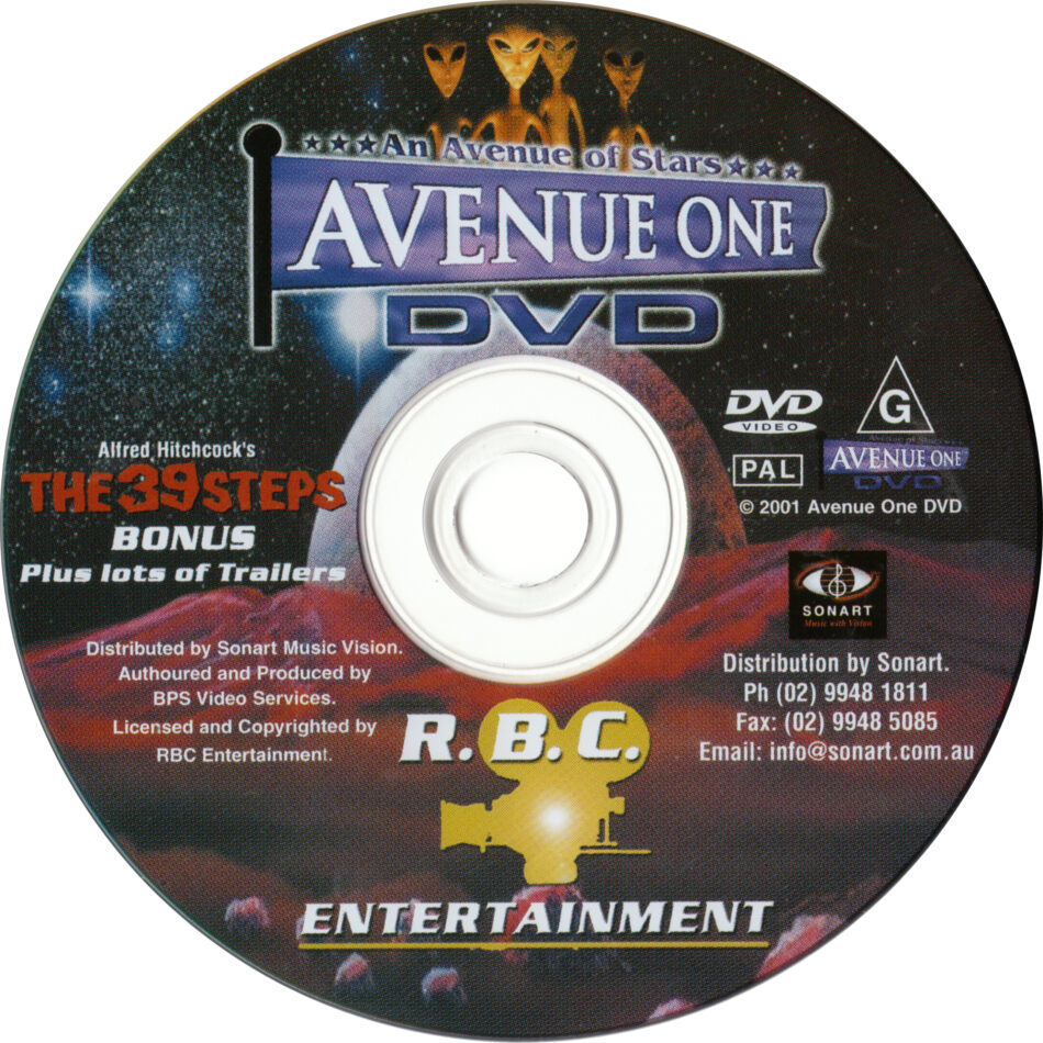 39 Steps (1935) R4 - Movie DVD - CD label, DVD Cover, Front Cover