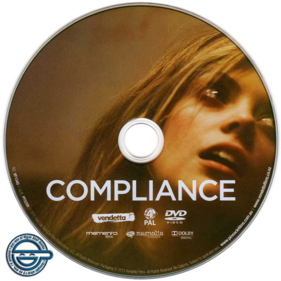Compliance (2012) R4 - Movie DVD - DVD Label