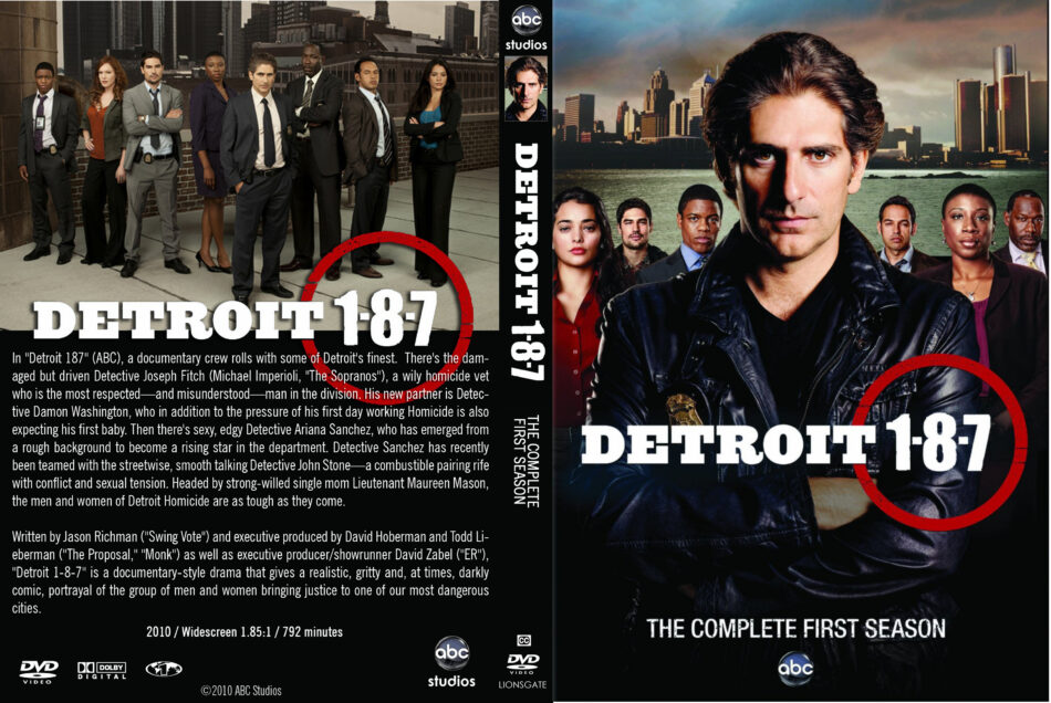 Detroit 1-8-7: Season 1 (2010) R1 CUSTOM - TV Series - CD Labels, DVD ...