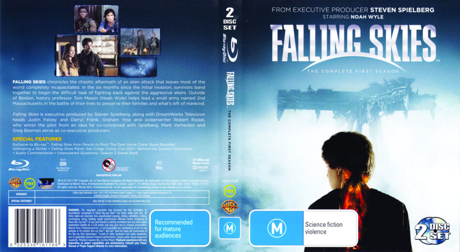 Falling Skies: Season 1 (2011) R4 - Blu-ray DVD - front DVD Cover