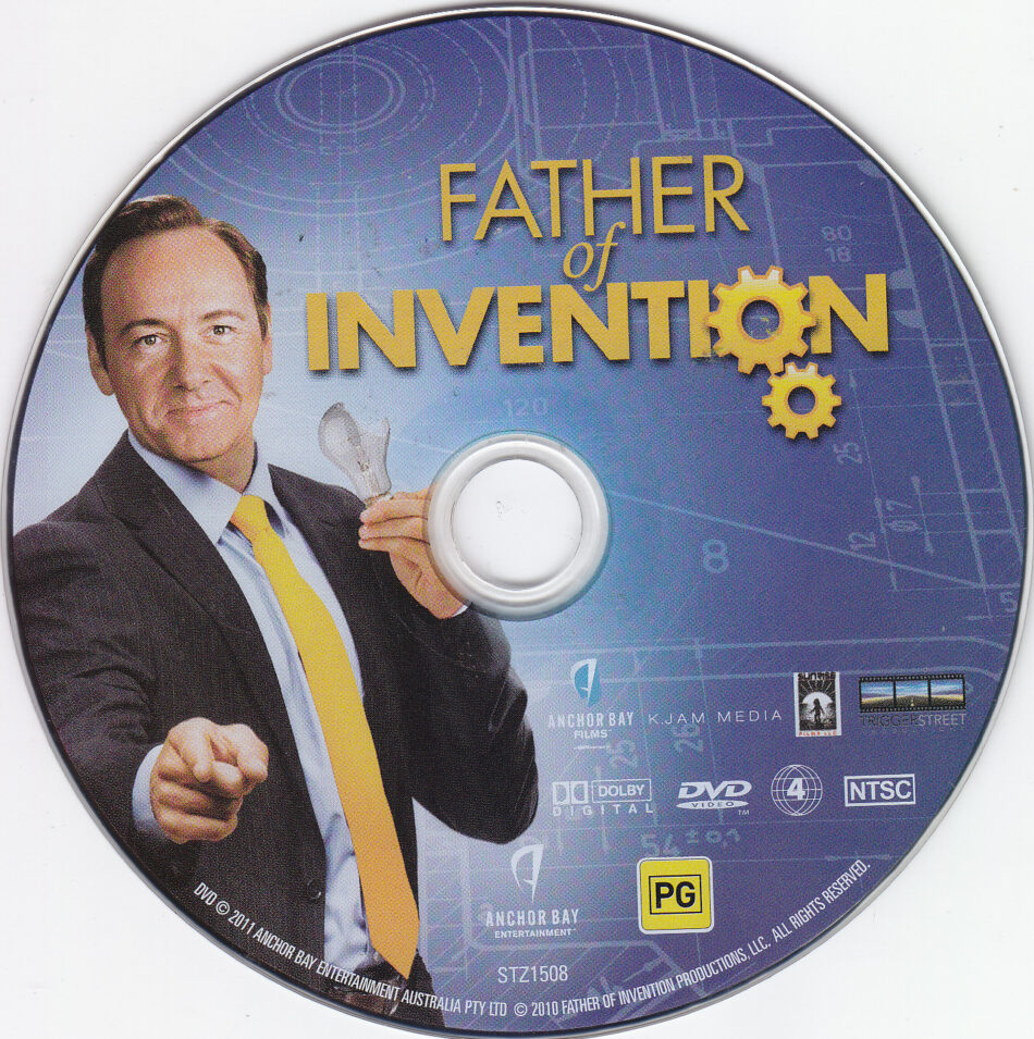 Father Of Invention (2010) R4 - Movie DVD - CD Label, DVD Cover, Front ...