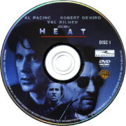Heat (1995) R1 - Movie DVD - CD Label, DVD Cover, Front Cover
