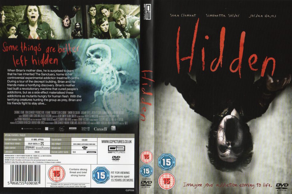 Hidden (2011) R2 | Movie DVD | CD Cover, DVD Cover, Front Cover