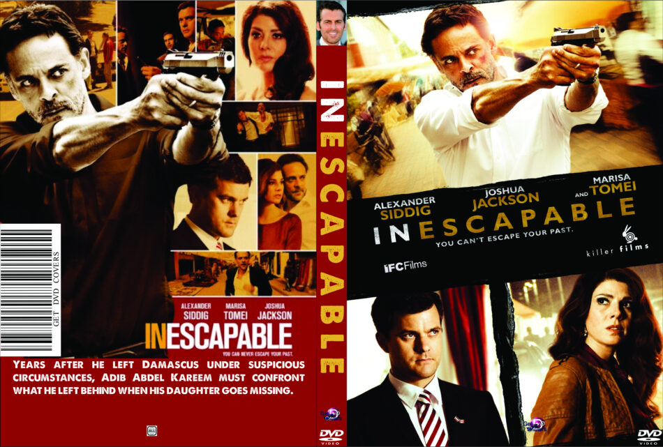 Inescapable (2012) R0 Custom - Movie DVD - CD Label, DVD Cover, Front Cover