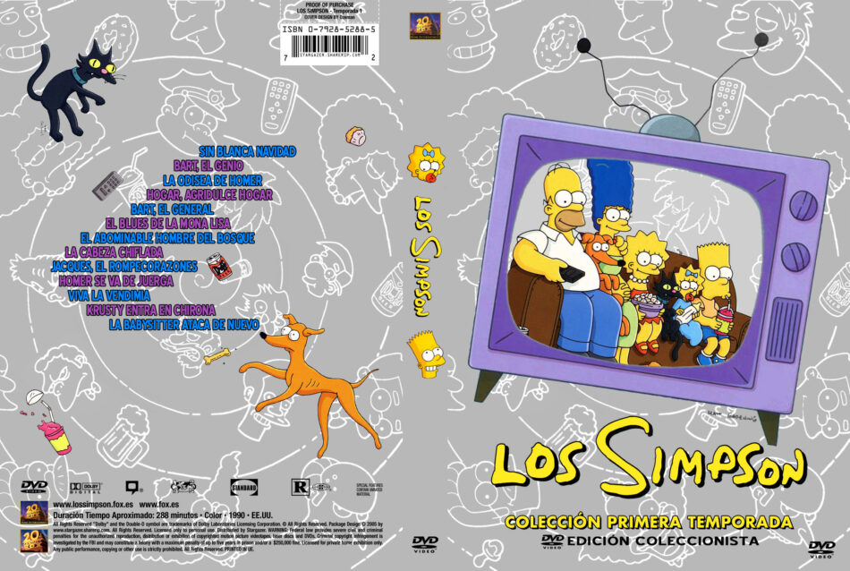 The Simpsons: Season 1 - TV Series - Spanish Front Cover