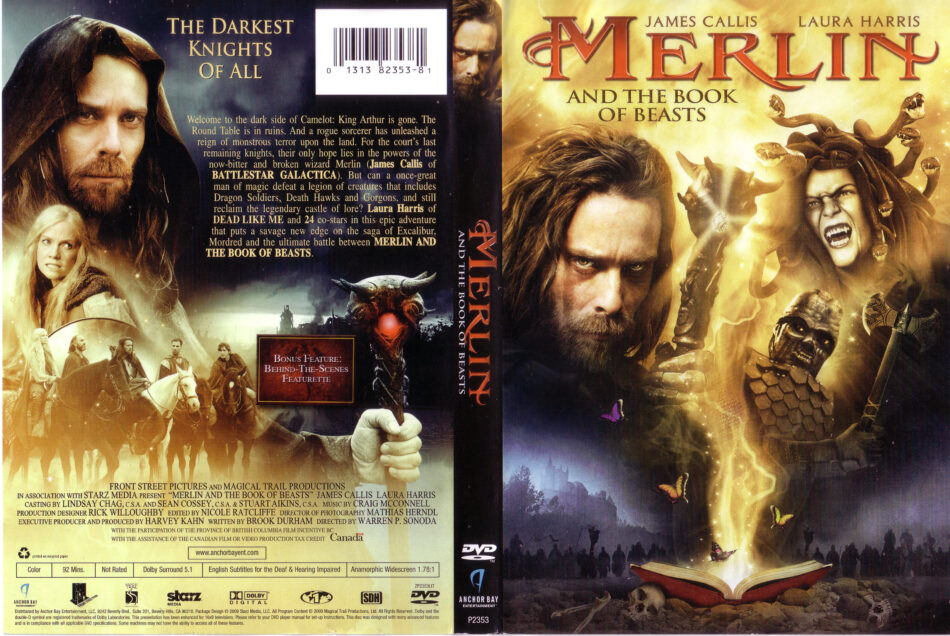 Merlin And The Book Of Beasts DVD Cover (2009) R1