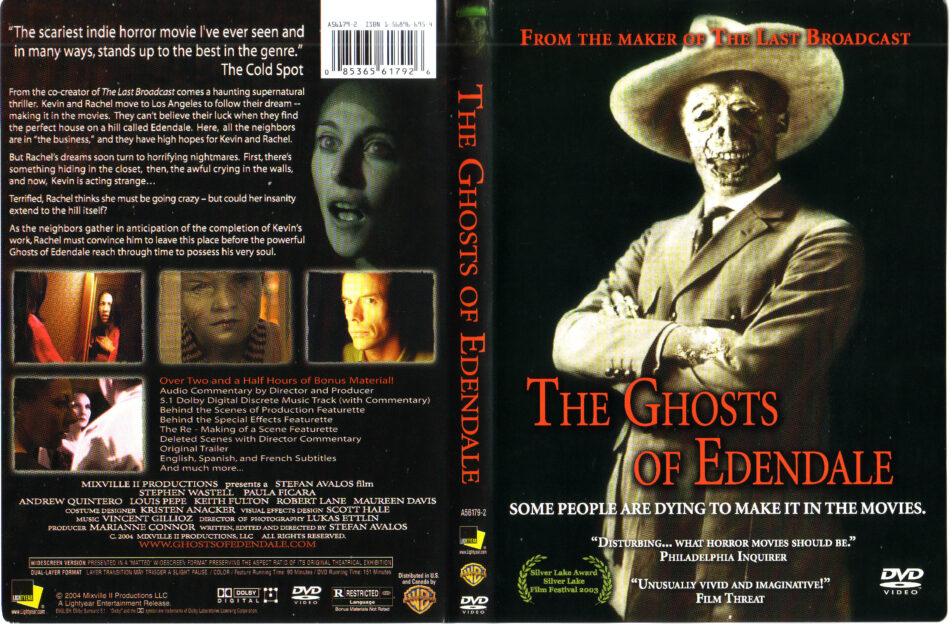 Thir13en Ghosts (2001) WS R2 - Movie DVD - CD Label, DVD Cover, Front Cover