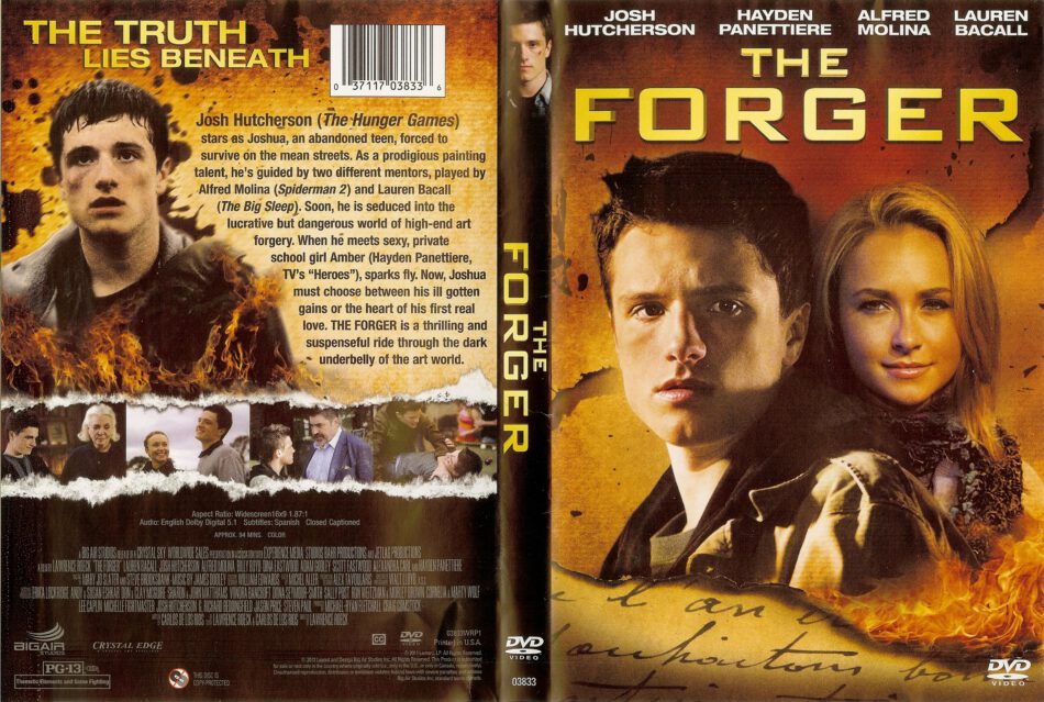The Forger (2012) R1 - Movie DVD - CD Label, DVD Cover, Front Cover