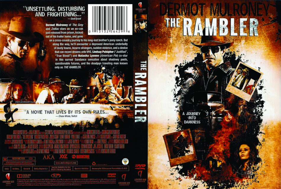 The Rambler (2013) WS R1 - Movie DVD - Front DVD Cover