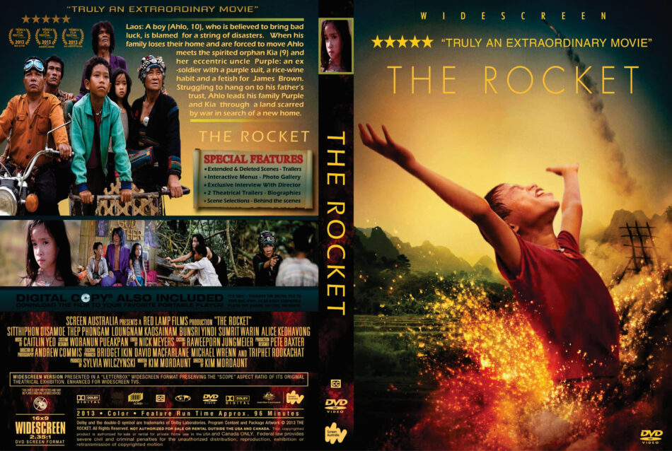 The Rocket DVD Cover (2013) R1 Custom Art