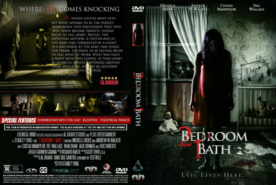 2 Bedroom 1 Bath DVD Cover & Label (2014) R1 Custom Art