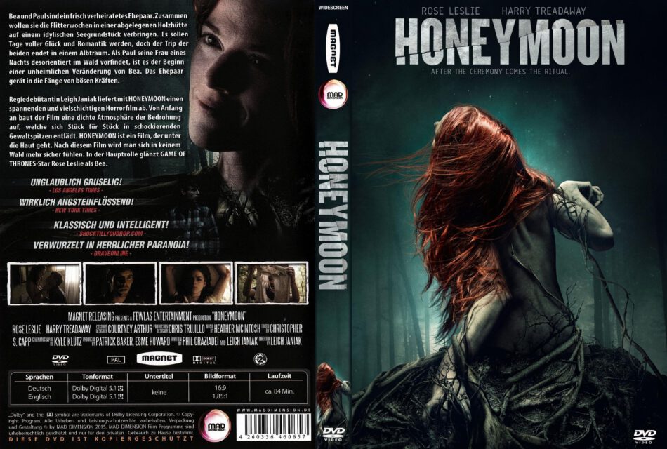 Honeymoon DVD Cover (2014) R1